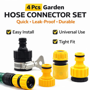 SKYBUCKET Hose Connector Tap Adapter Garden Pipe Connector Leak Proof 4 ...
