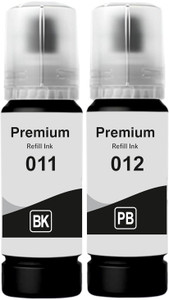 spotink 011 & 012 Refill Ink Bottle Compatible for Epson L8180 and ...