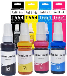 HGT 664 Refill Ink for Epson L130,L360,L380,L361,L565,L210,L220,L310 ...