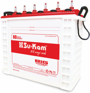 Su-Kam 60 Months Warranty Tubular Inverter Battery Price in India - Buy ...