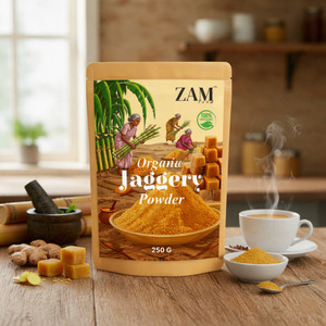 ZAM farm Organic Jaggery Powder Jaggery Price in India - Buy ZAM farm ...