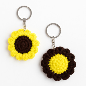 CreativeClub Sunflower Crochet Keychain Combo Set Key Chain Price in ...