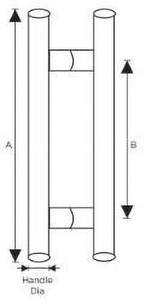 ozone hardware OGH-55 25mm x 300mm Stainless Steel Door Handle Price in ...