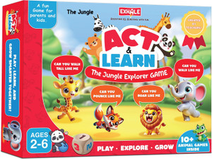 EXHALE Act and Learn ,Jungle Explorer game for kids 2 to 6 years Price ...