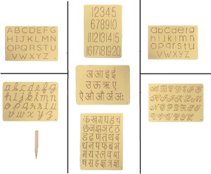 REWASHREE CRAFT WORLD Kids Tracing Set English Alphabet Hindi Varnamala ...