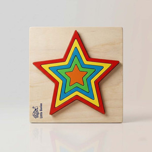 Maskeen Star Shape Sorting Puzzle Vibrant Colors Toddlers Activities ...