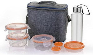 Flipkart.com | FLYUP Insulated Lunch Bag Set with Glass Containers ...