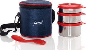 Flipkart.com | JAVA Lunch Box | Stainless Steel | Insulated Fabric Bag ...