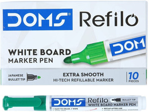 Flipkart.com | DOMS Refilo Non-Toxic Hi-Tech Refillable Marker (Set of ...