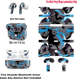 Flipkart SmartBuy airpod pro skin tws airpod pro skin comouflage blue ...