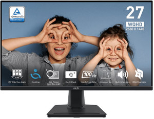 MSI 68.58 cm (27 inch) WQHD IPS Panel with EyesErgo Technology, Anti ...