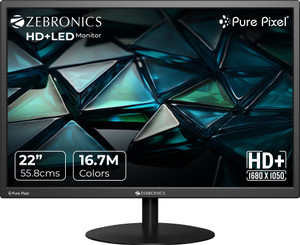 ZEBRONICS V22HD 55.88 cm (22 inch) HD+ TN Panel Monitor (Zeb-V22HD+ LED ...