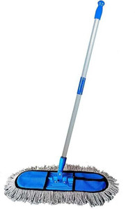 Marian Wet and Dry pad Flat Floor Mop with 4 Feet Handle Set of 1 (15 ...