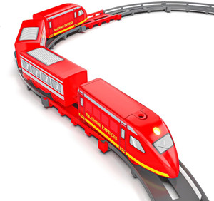 Mirana Rajdhani Express Bullet Train Toy Set for Kids | 53 Pcs Railway ...