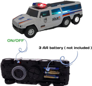 GoBaby 360 Degree Rotating Bump and Go Action, Police Car with Siren ...
