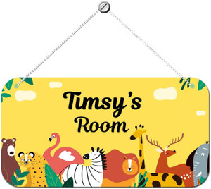 ARTBUG Wooden Timsy Door Sign Kids Room Name Plate Price in India - Buy ...