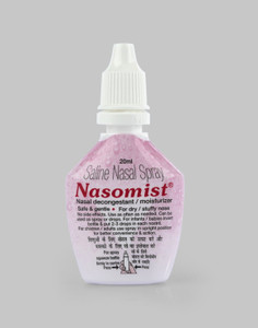 NASOMIST Original Nasal Saline Spray / Drops For Dry & Thick Mucus ...
