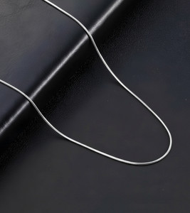 Minprice Waterproof Pure Stainless Steel Silver 2mm Round Thin Neck ...