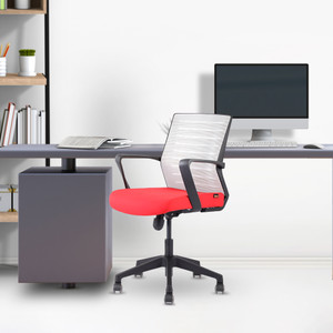BOSQ Mid Back Home Office Desk Chair | Ergonomic Design,Center Swivel ...