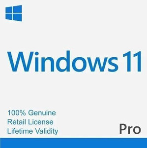 MICROSOFT Windows 11 Pro (1 User/PC, Lifetime Validity) 64/32 Bit ...
