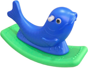 Charming treasures Plastic Fish Rocker for Toddlers Fun Ride-On Toy for ...