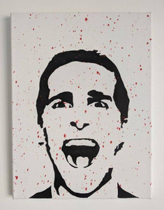 The Good Nosh American Psycho Patrick Bateman Painting Acrylic 12 inch ...