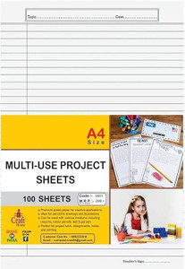 Flipkart.com | Freedy A4 Size one Side Ruled White Sheet (Pack of 40 ...