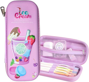 Flipkart.com | TRIOZNA ICE RPINK-01 Ice Cream Art EVA Pencil Box - Pouch