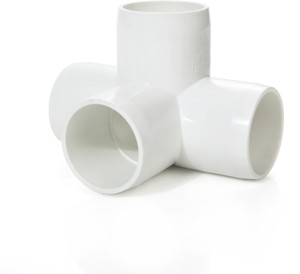 Aara Bloom Trading UPVC 3/4" - 4 Way Connector 4-Way Tee Pipe Joint ...