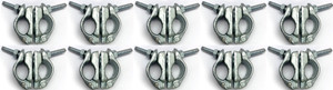 VENTA Scaffolding Drop Forged Swivel (Rotating) Pipe Clamp/Coupler 2 ...