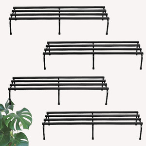 Green Gardenia 2FT Heavy Metal Flower Pot Stand for Indoor & Outdoor ...
