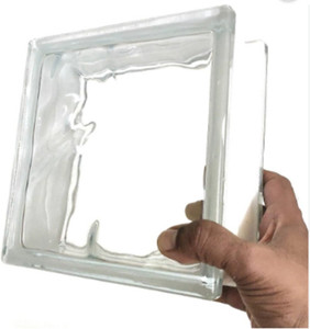 90 Degree 1 PCs Square Cloudy Glass Bricks Blocks For Wall Roof Glass ...