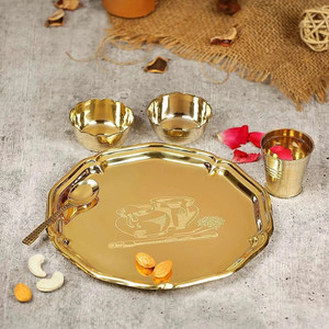 Traditional Pooja Thali & Aarti Plates for Divine Rituals
