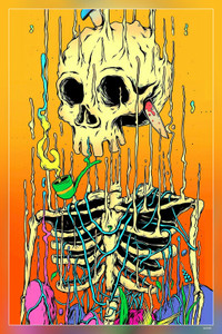 Trippy Psychedelic Hd Matte Finish Poster Paper Print - Animation ...