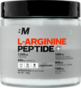 BIGMUSCLES NUTRITION L- Arginine + Peptides | Arginine Powder with ...