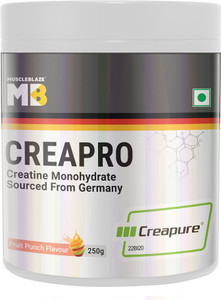 MUSCLEBLAZE CreaPRO Creatine Monohydrate Powder with Creapure Creatine ...