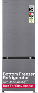 LG 340 L Frost Free Double Door Bottom Mount 2 Star Refrigerator with ...