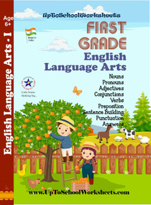 Grade 1 English Grammar Worksheets - CBSE/ICSE- With Answer Key: Buy ...