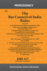 Bar Council Of India Rules Alongwith Scheme Acts & Notifications: Buy ...