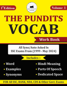THE PUNDITS Vocab Workbook For All SSC, Bank, NDA, CDS & Other ...