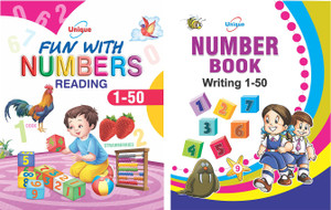 Unique FUN WITH NUMBER 1 TO 50 READING And WRITING COMBO Books To Learn ...