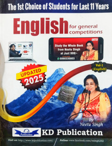 English For General Competitions Vol. 1 By Neetu Singh (English ...