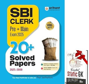 SBI Clerk Pre And Main Exam 2025 | 20+ Solved Papers (2025–2009 ...