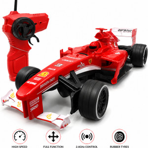 ZECOMMERCE Rechargeable RC Formula Racing Car Toy with 2.4GHz Remote ...