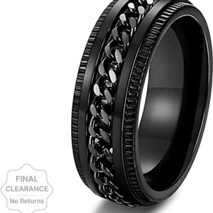 Black Ring For Men - Buy Black Ring For Men online at Best Prices in ...