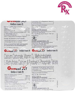 Gemcal XT Tablet (15 Tab) Price in India - Buy Gemcal XT Tablet (15 Tab ...