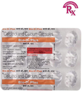 Bio D3 Plus Capsule (15 Cap) Price in India - Buy Bio D3 Plus Capsule ...
