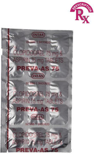 Preva AS 75 mg Tablet (15 Tab) Price in India - Buy Preva AS 75 mg ...