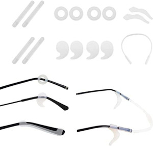Lifaiho Eyeglass Arm Covers Silicone Glasses Retainers Ear Grips Pads ...