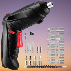 BazaarNest 47-in-1 Electric Drill Driver | USB Cordless Screw Gun Rapid ...